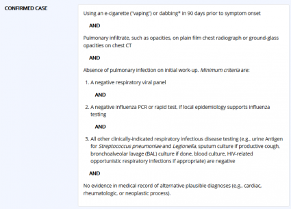 E-cigarette and Vaping Associated Lung Injury (EVALI) - EMOttawa Blog