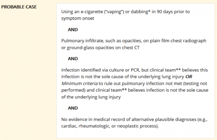 E-cigarette and Vaping Associated Lung Injury (EVALI) - EMOttawa Blog