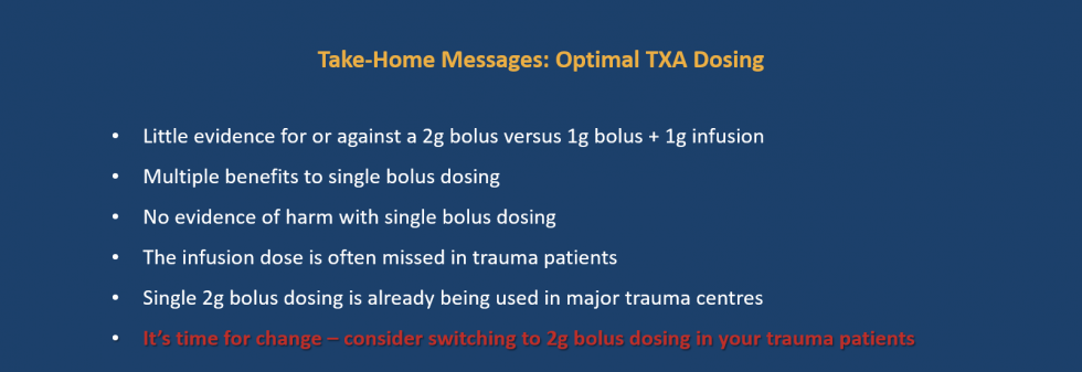 Tick. Tock. It's Time For a TXA Update - EMOttawa Blog